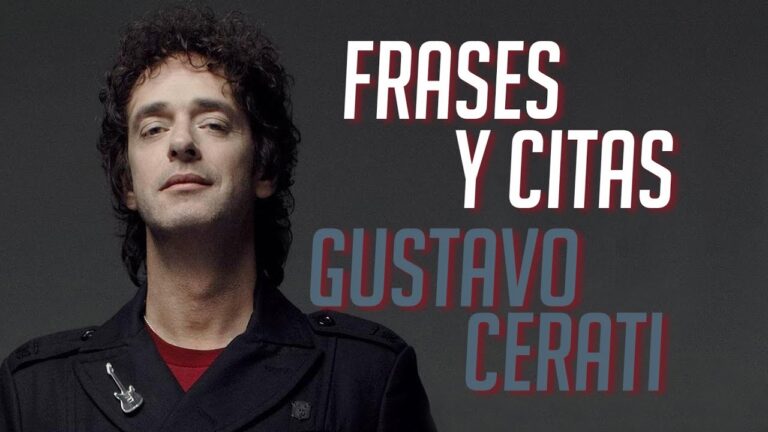 Frases de Gustavo Cerati - Frases Bonitas tu portal de Referencia