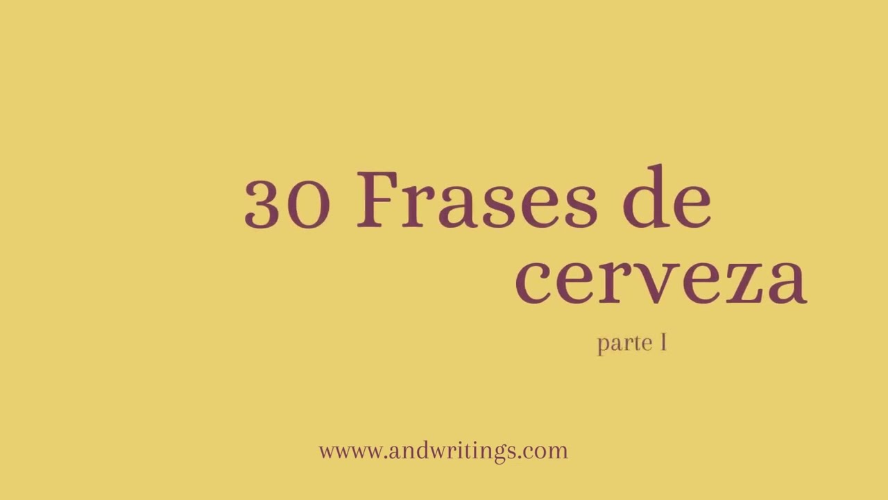 Frases de Cerveza - Frases Bonitas tu portal de Referencia